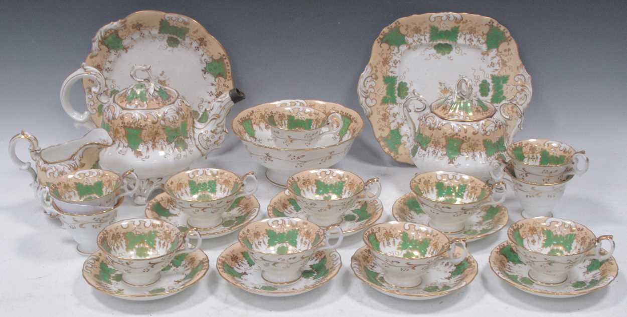 Lot 221 - A part Alcock tea and coffee service, circa