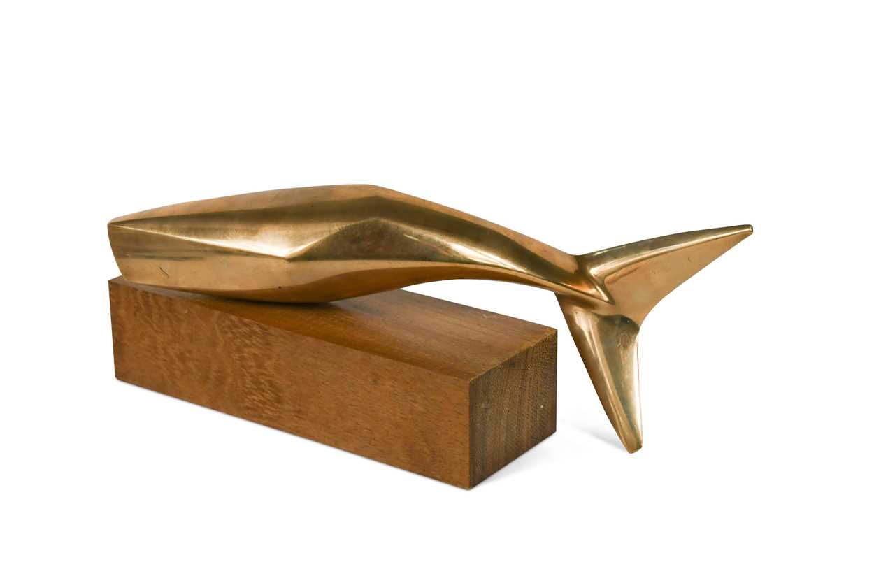 Lot 91 - André Rousseau (1948-), Whale, 1984,