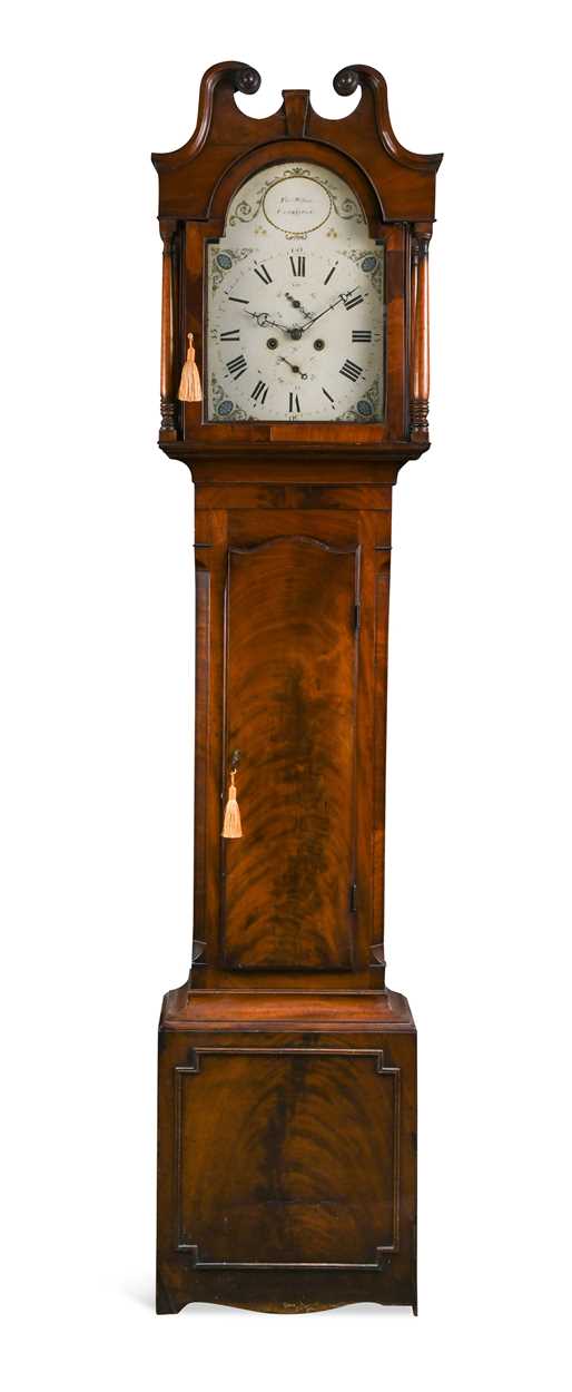 Lot 154 - A mahogany longcase clock, early 19th