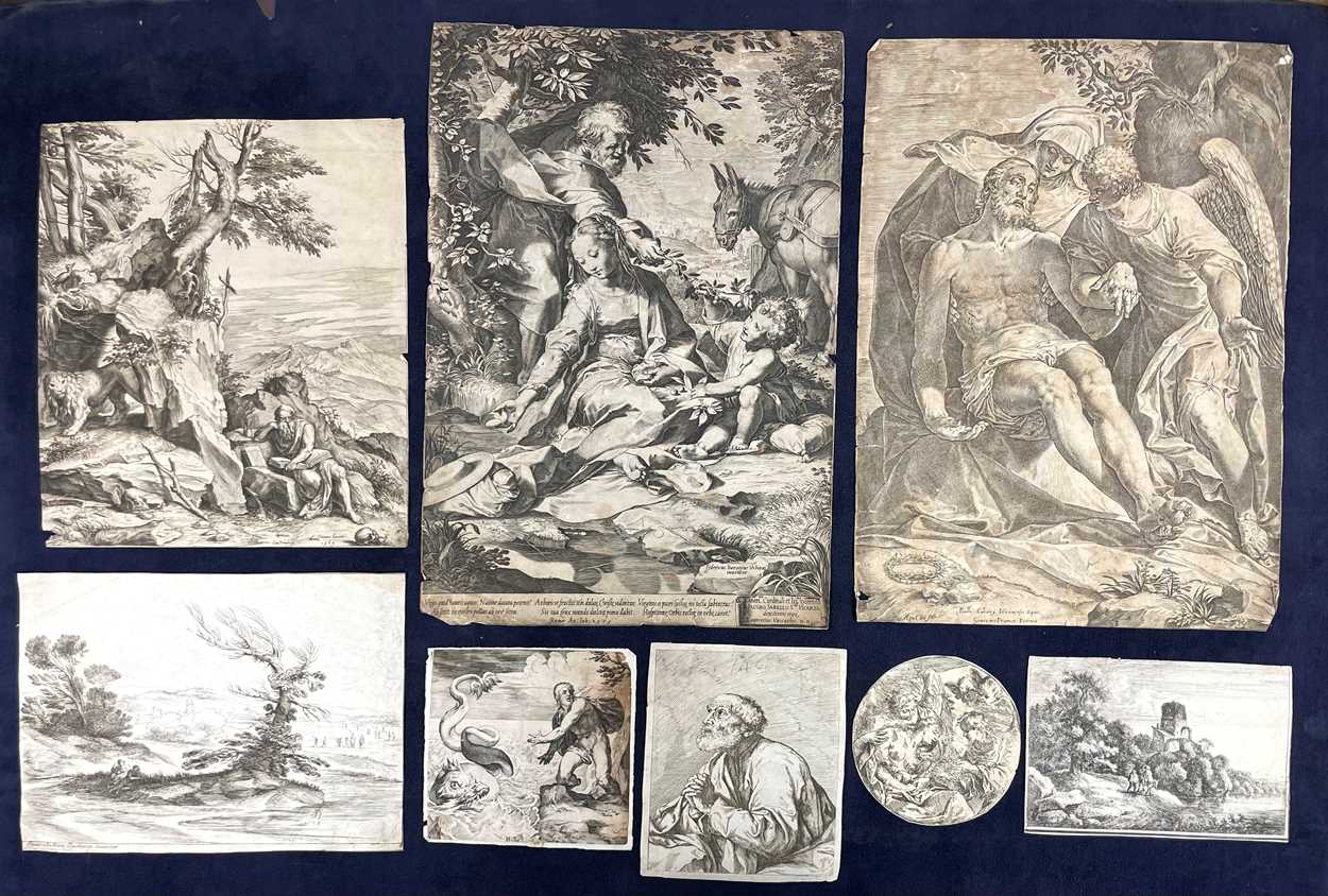 Lot 4 - A collection of Old Master prints,