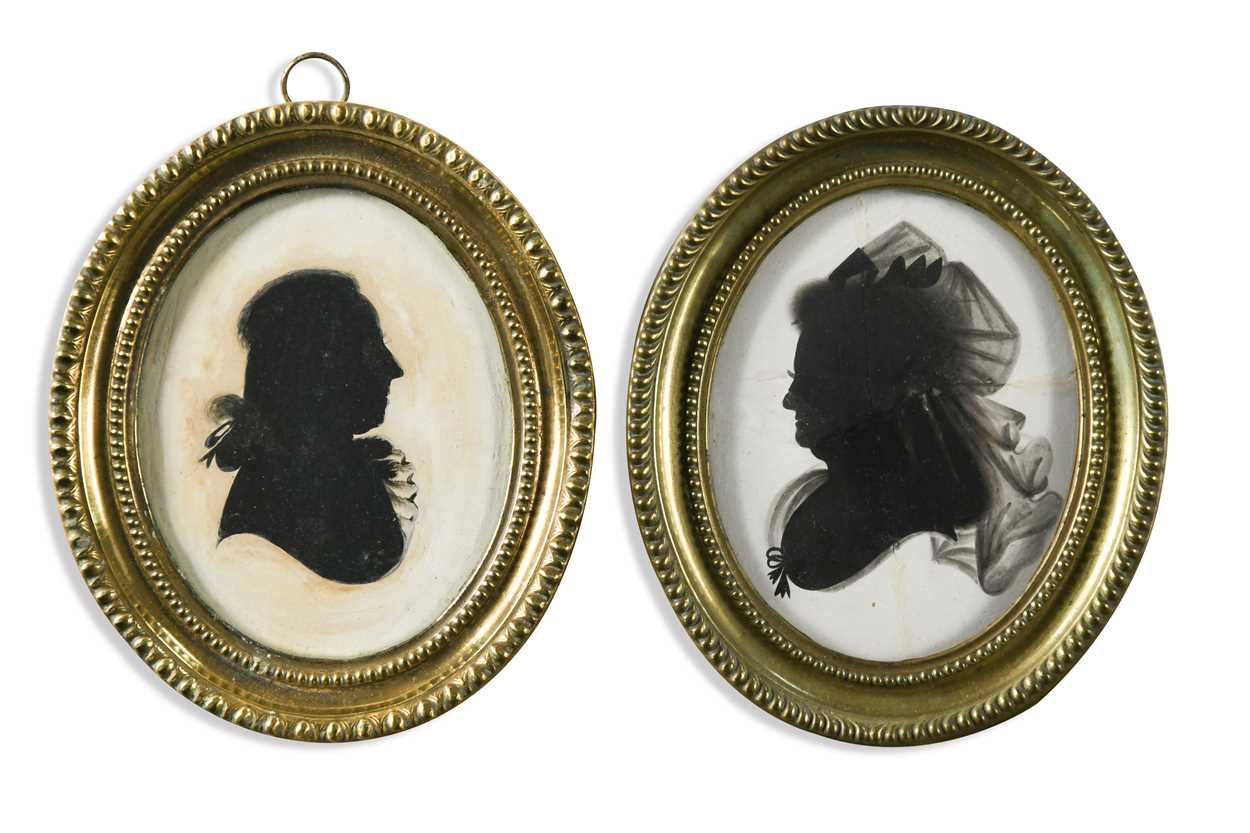 Lot 343 - Six Silhouette Portraits