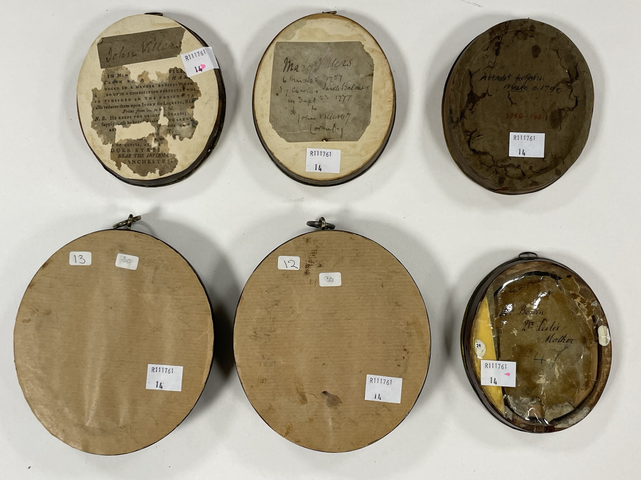 Lot 343 - Six Silhouette Portraits