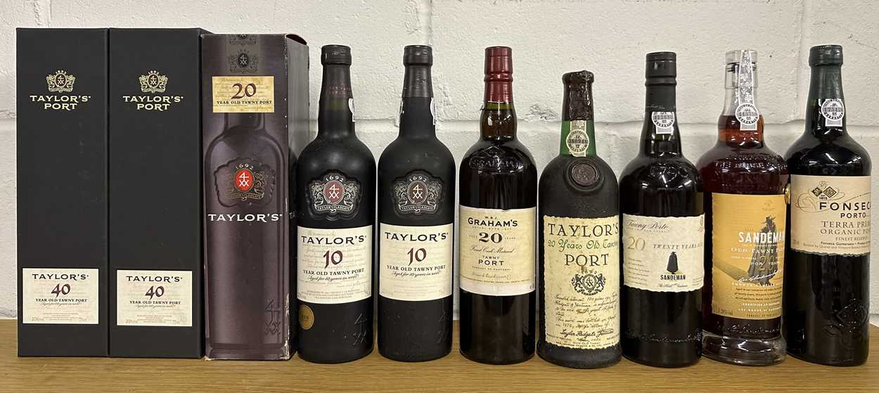 Lot 163 - Tawny Ports and others.