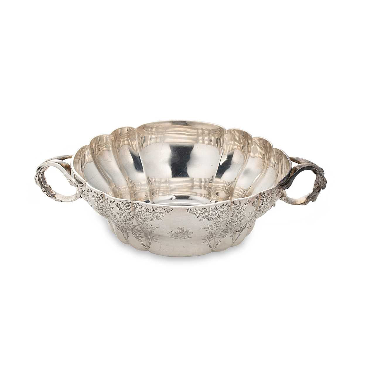 Lot 394 - A Victorian silver two handled bowl,