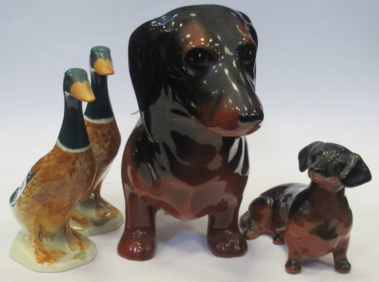 Lot 266 - A collection of four Beswick china figures,