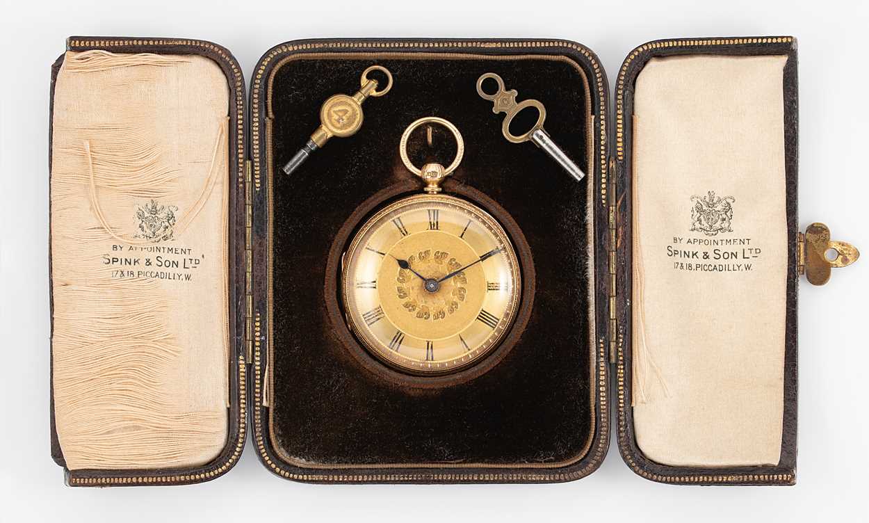 Lot 216 - Unsigned - A Victorian 18ct gold open faced