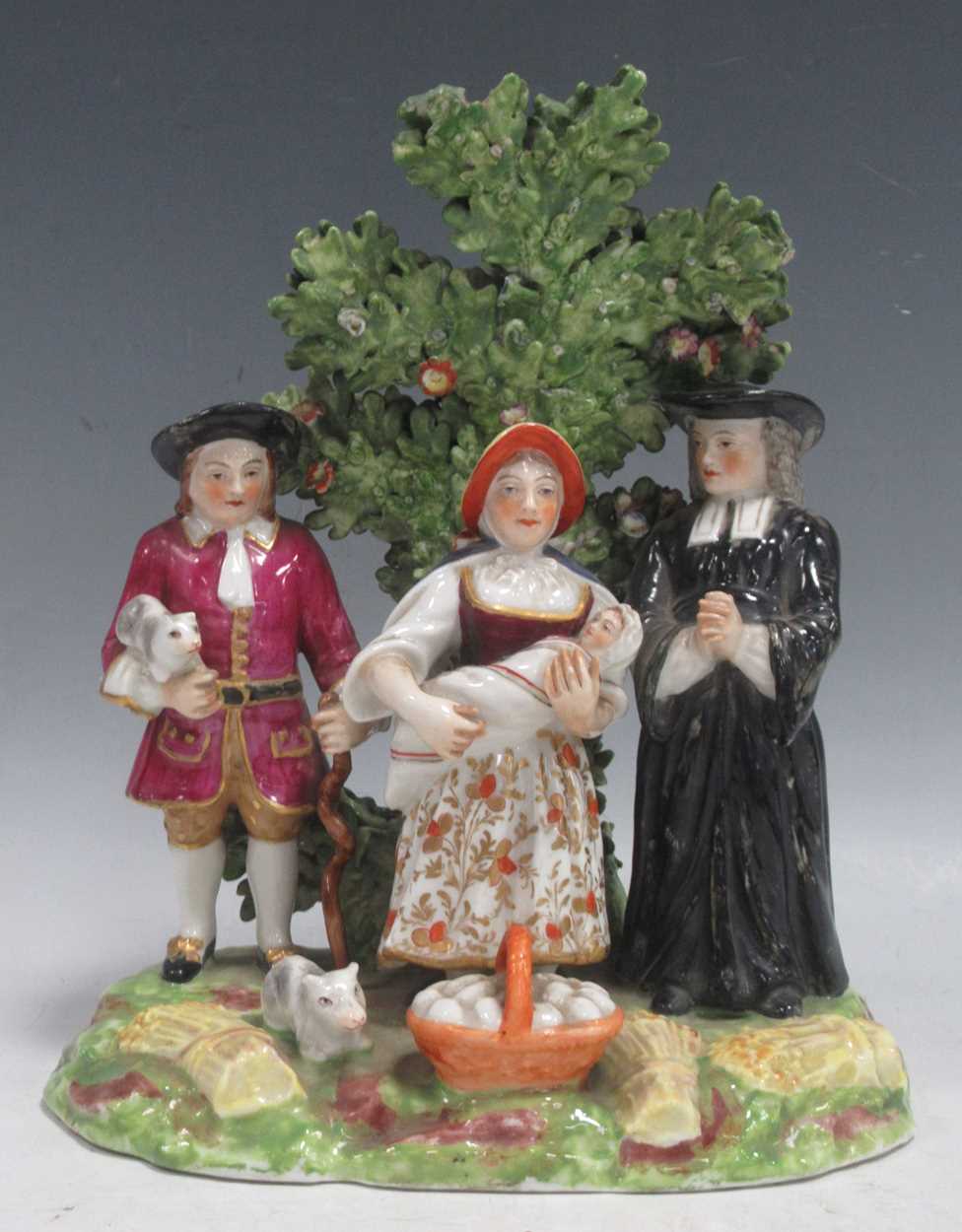 Lot 39 - A late 19th century Samson 'Chelsea Derby'