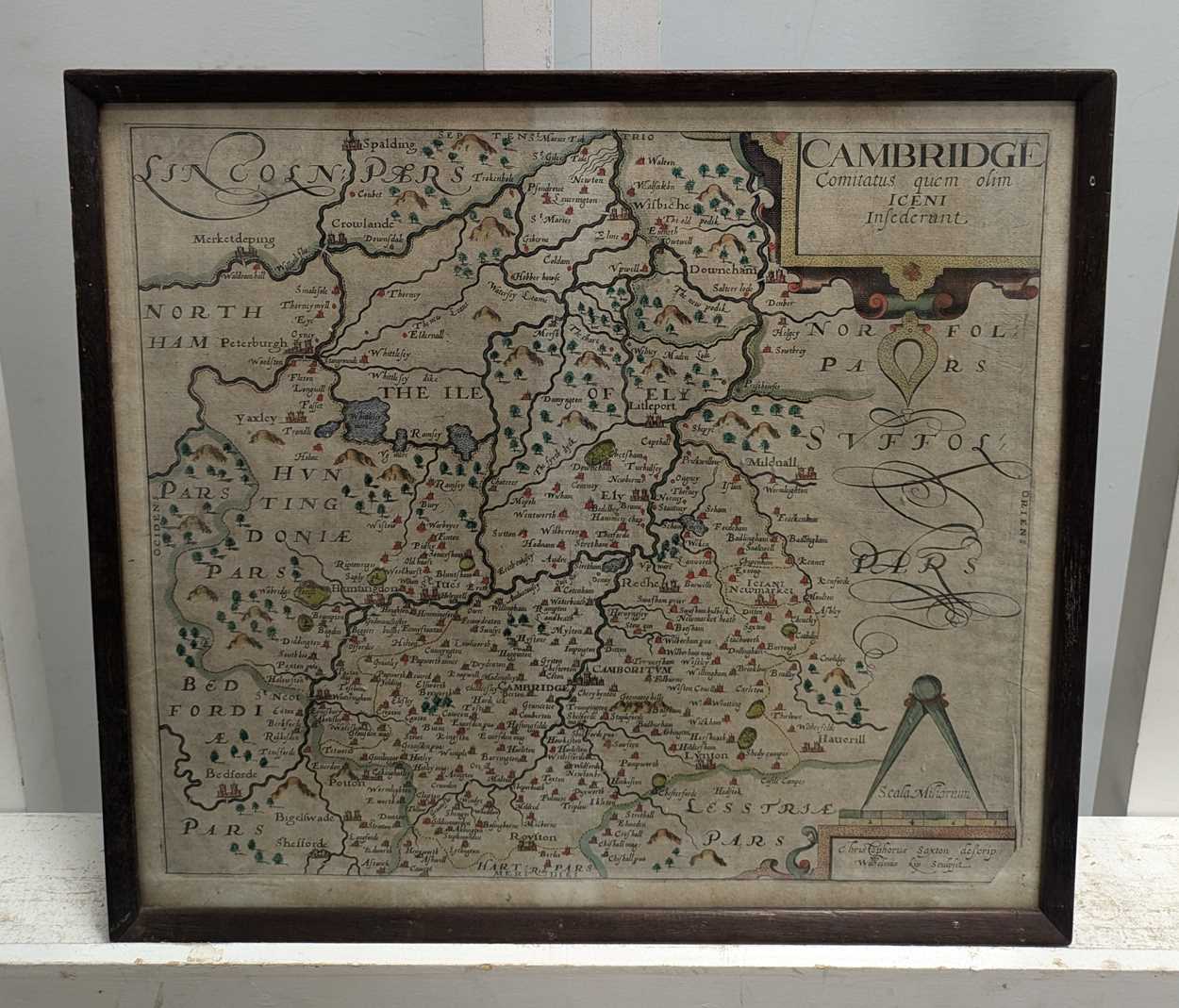 Lot 202 - A collection of prints and maps, to include