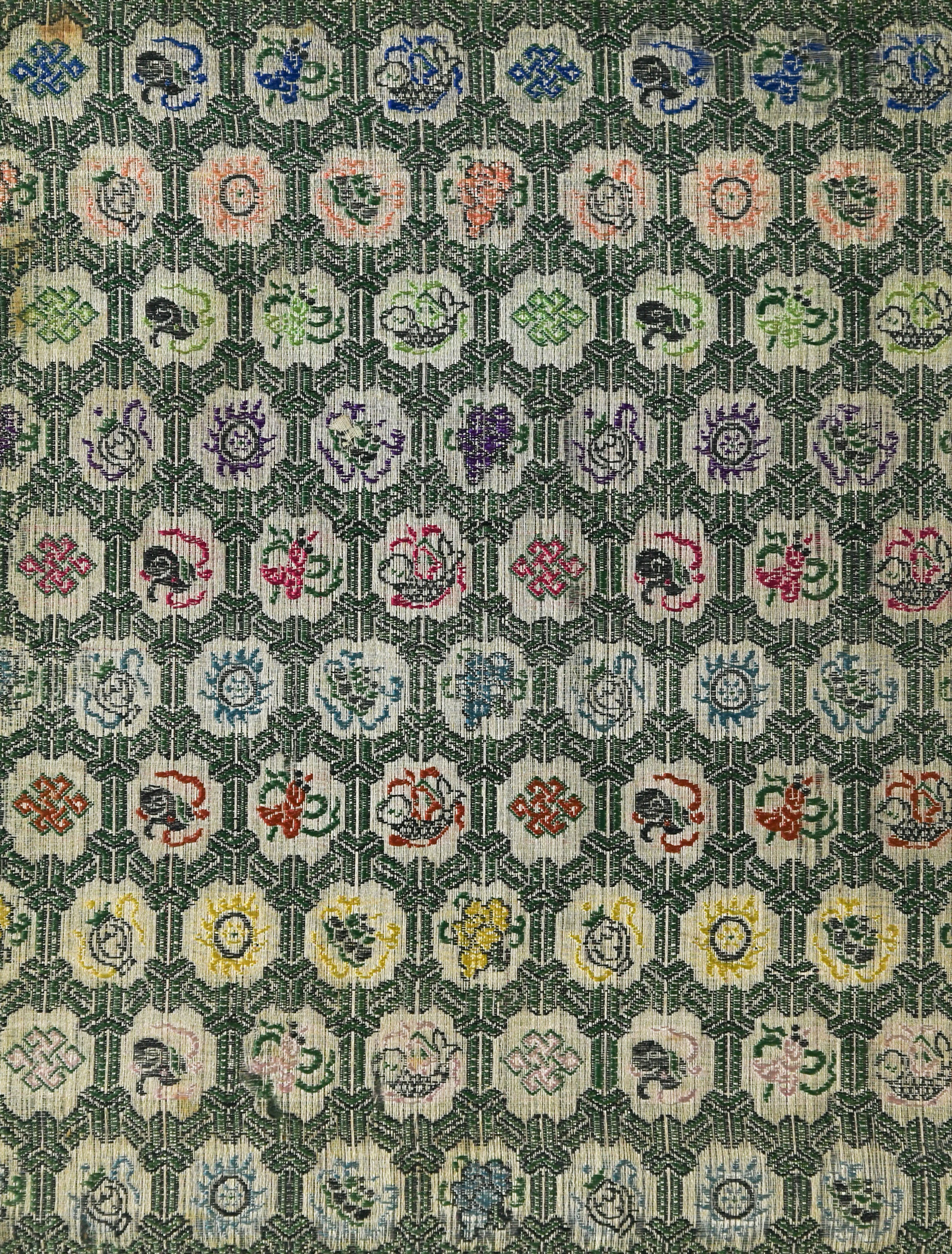 Lot 48 - Two Chinese illustrated books, woven silk and