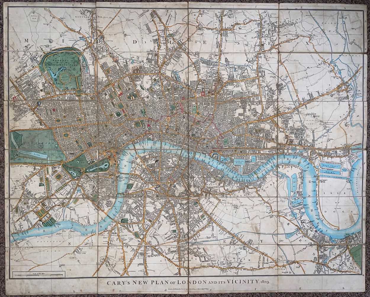 Lot 246 - London - Thames - maps.