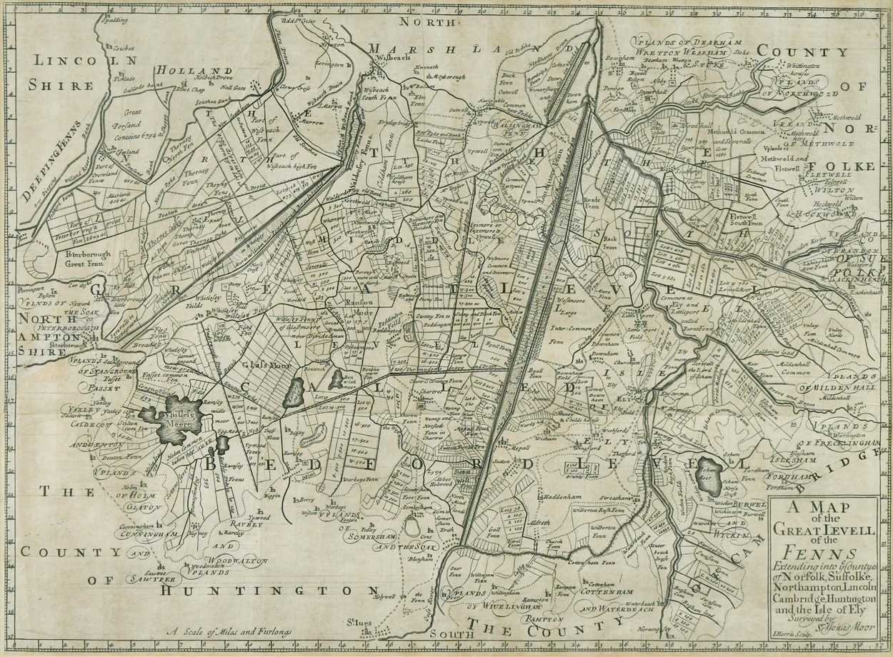 Lot 71 - Fens, three Fenland Maps.