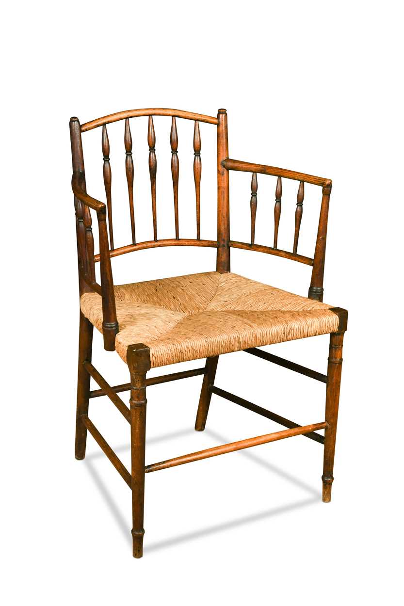 Lot 258 - Philip Webb for Morris & Co., an ash Sussex