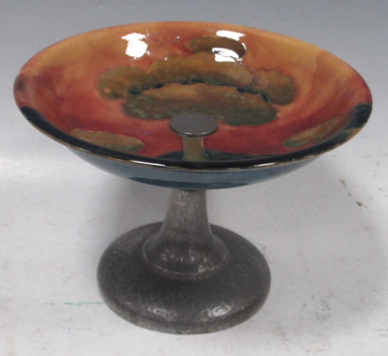 Lot 20 - A Moorcroft Eventide pattern tazza with