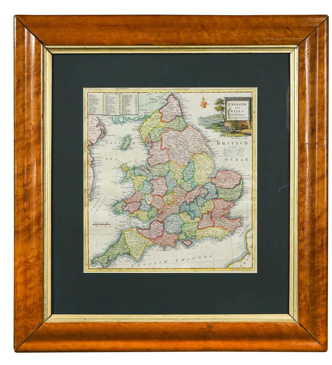 Lot 58 - Three 18th century hand-coloured engraved