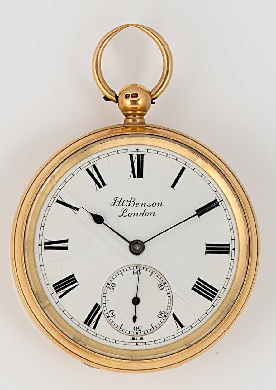 Lot 188 - J.W. Benson, London - A Victorian 18ct gold
