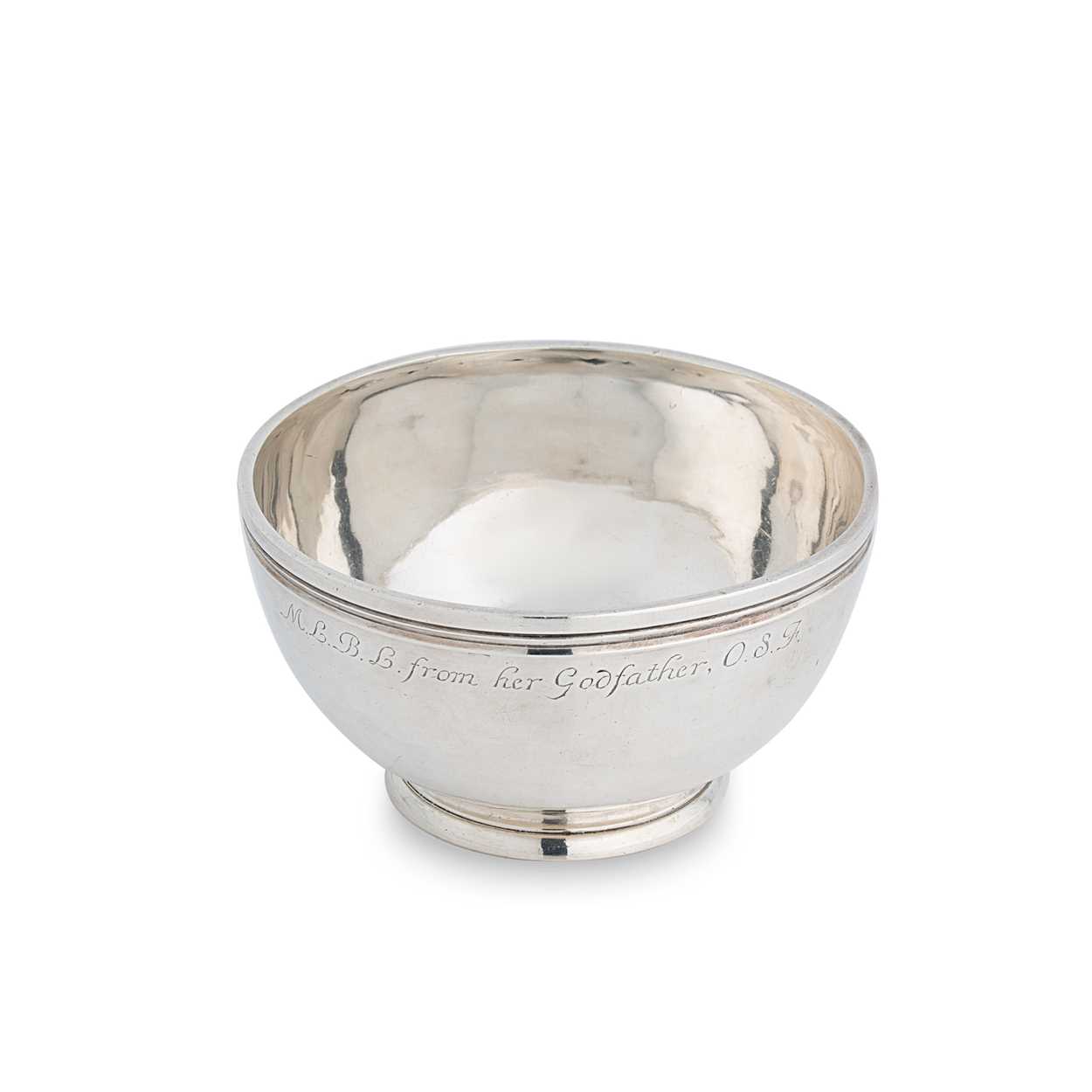 Lot 526 - A George V Britannia silver bowl, marked