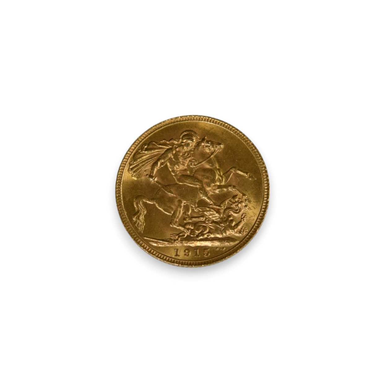 Lot 158 - A George V sovereign,