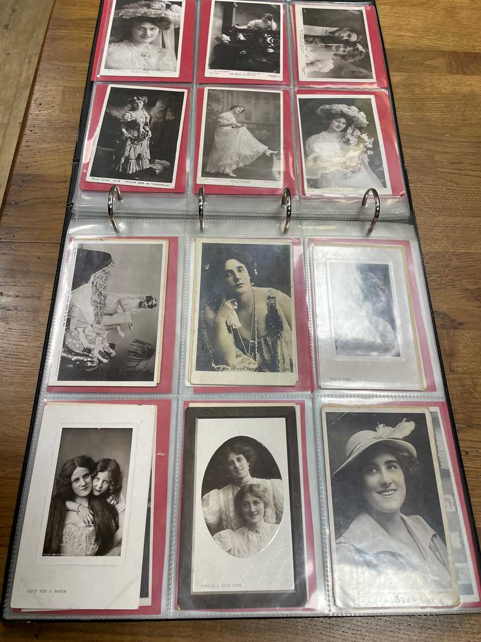 Lot 240 - Theatre and music hall actors, early 20th