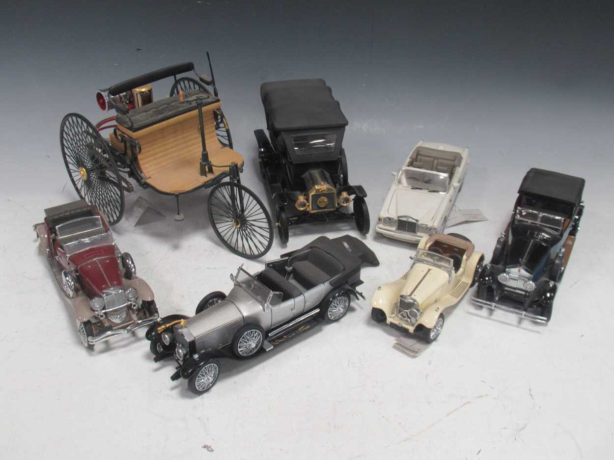Lot 217 - Collection of model classic cars, mostly