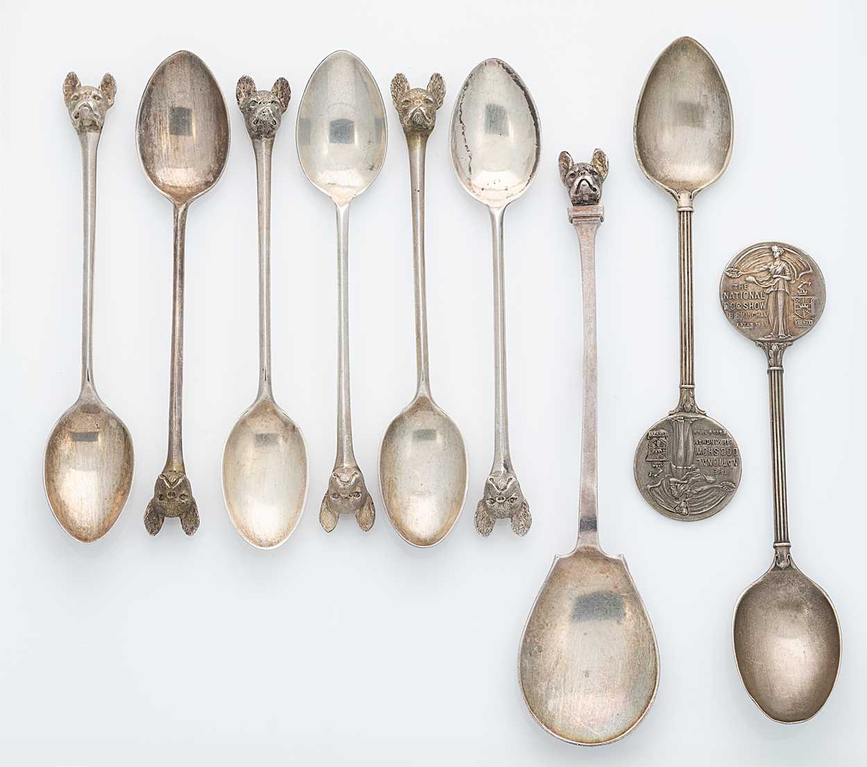 Lot 333 - Of canine interest - A set of 6 silver