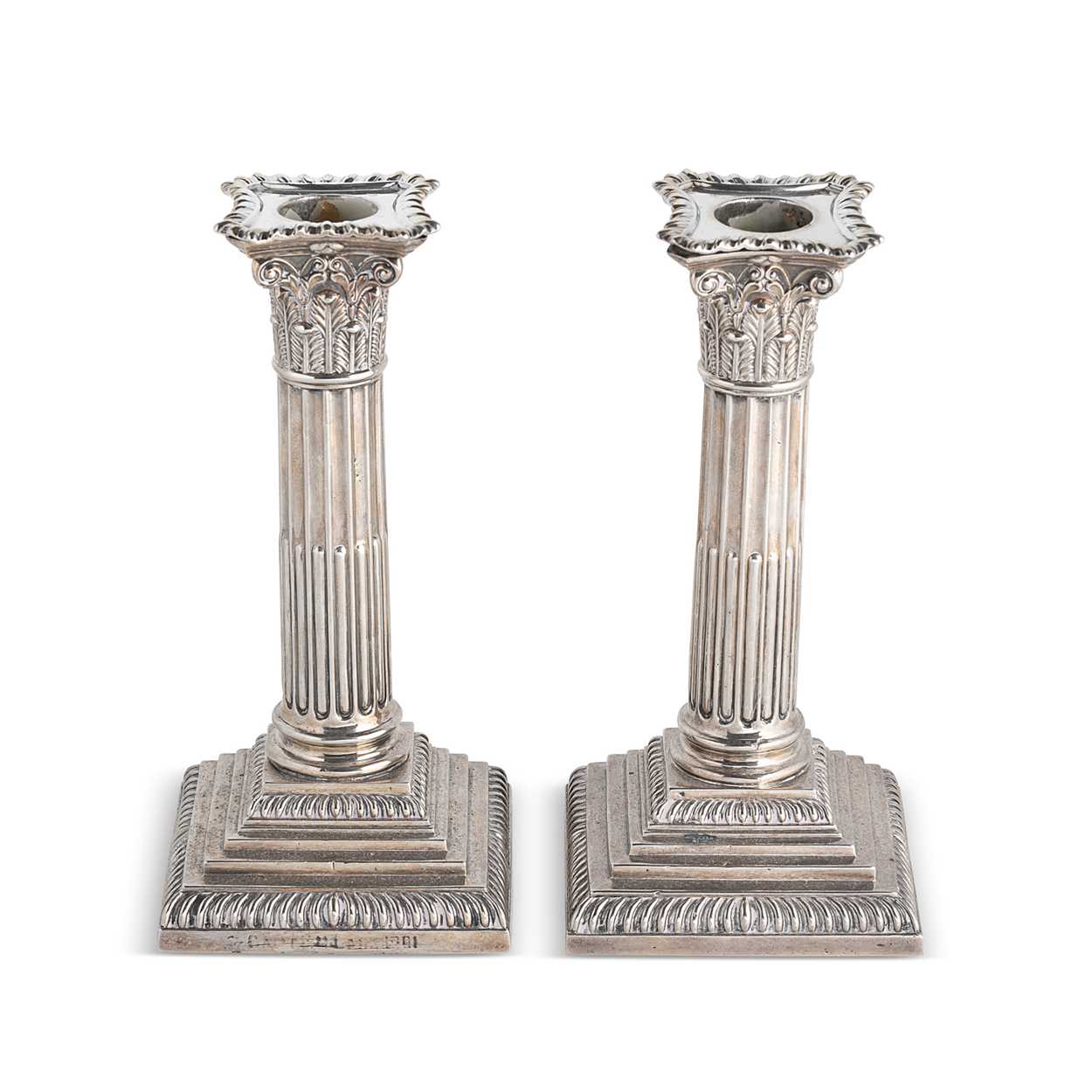 Lot 477 - A pair of Victorian silver library
