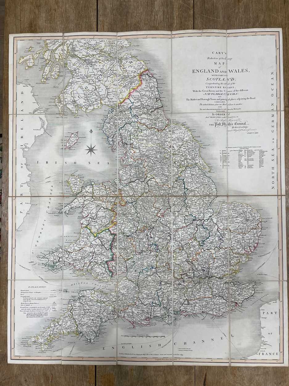 Lot 54 - Two folding maps. COOPER (J)