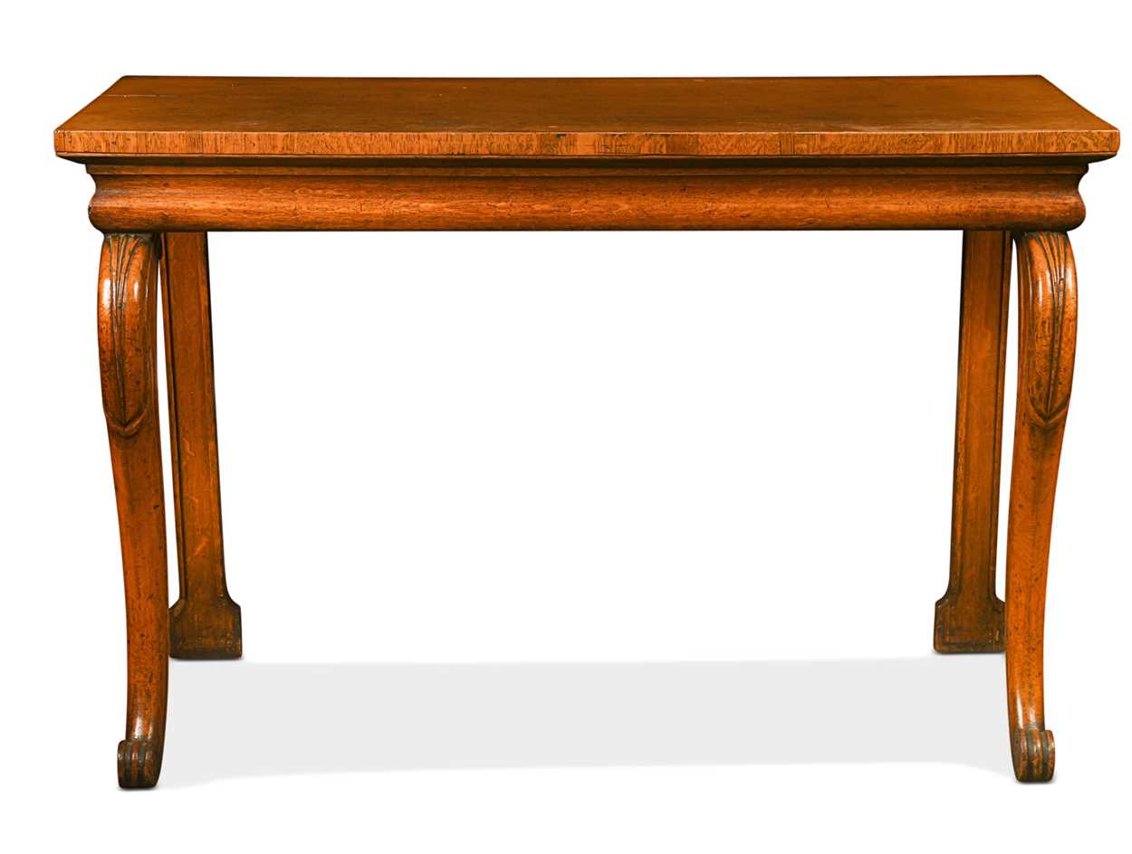 Lot 559 - A William IV oak console table,