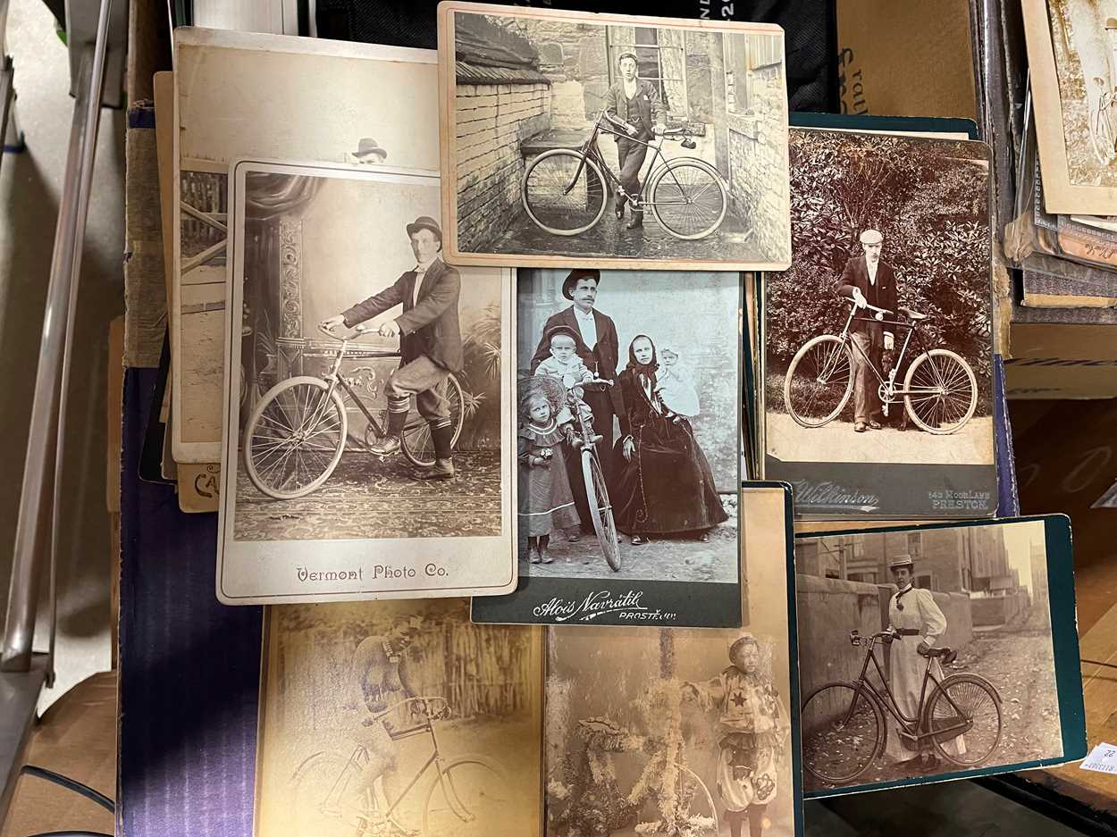 Lot 244 - Victorian and Edwardian Cycling photographs,