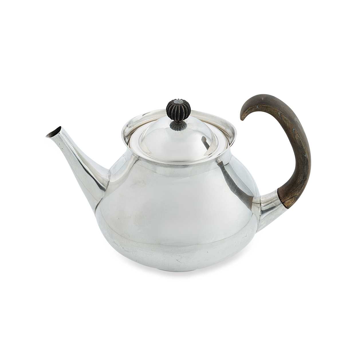 Lot 275 - Eric Clements for Elkington, a silver teapot
