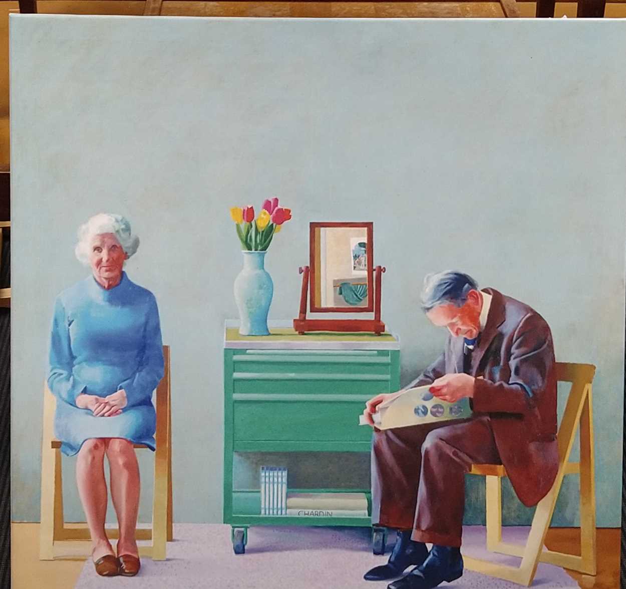 Lot 348 - After David Hockney, a modern reproduction