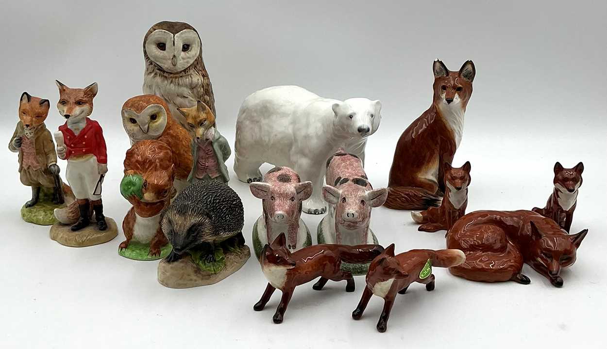 Lot 31 - A collection of mostly Beswick models of