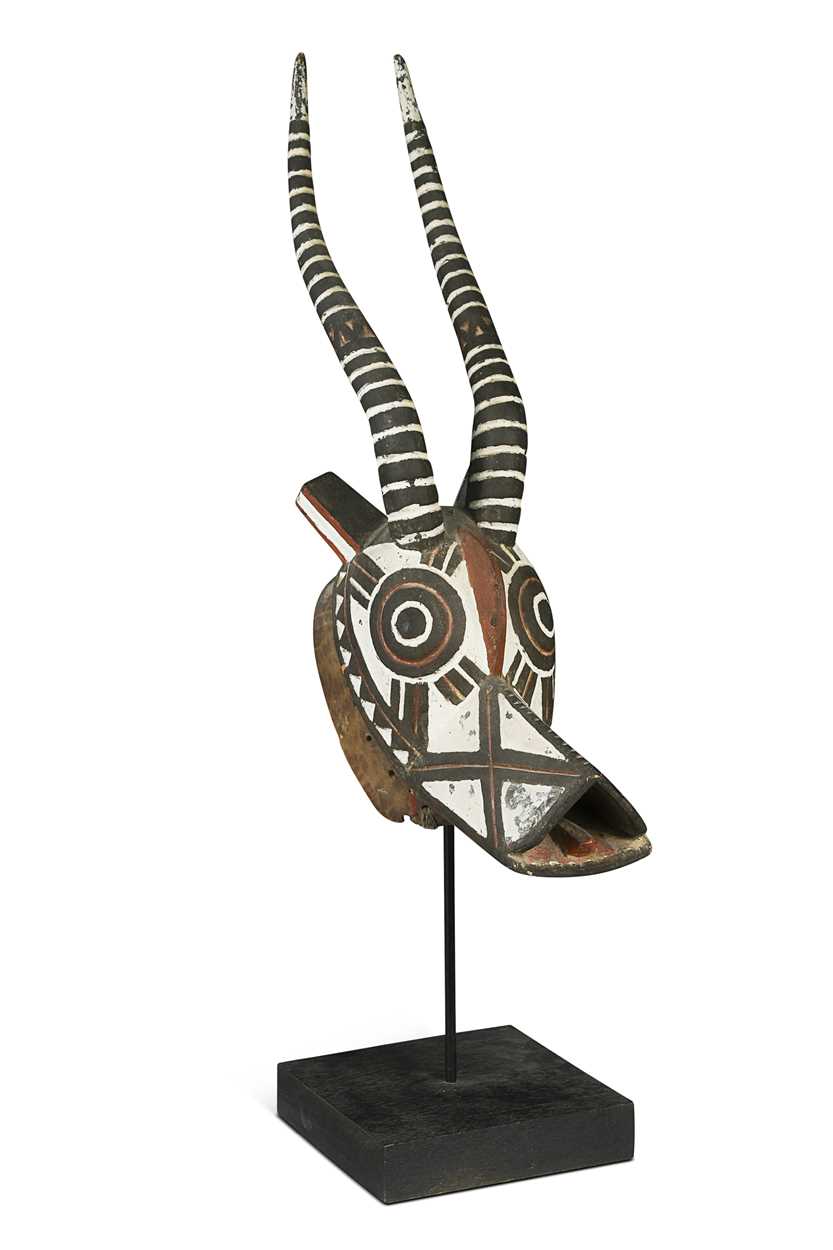 Lot 74 - A Burkina Faso Bobo antelope dance mask, late