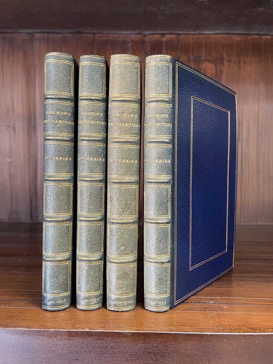 Lot 219 - Bindings. GRONOW (Captain)