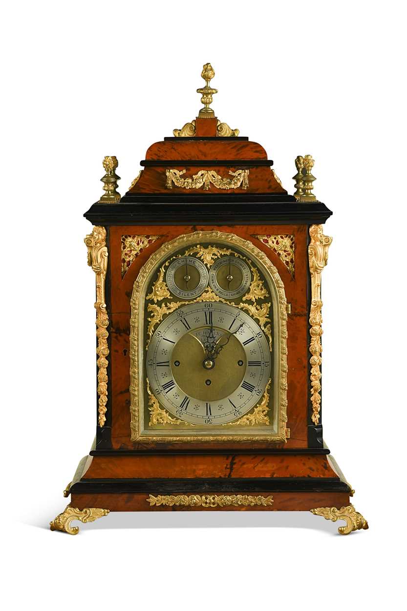 Lot 512 - A gilt mounted turtleshell and ebonised