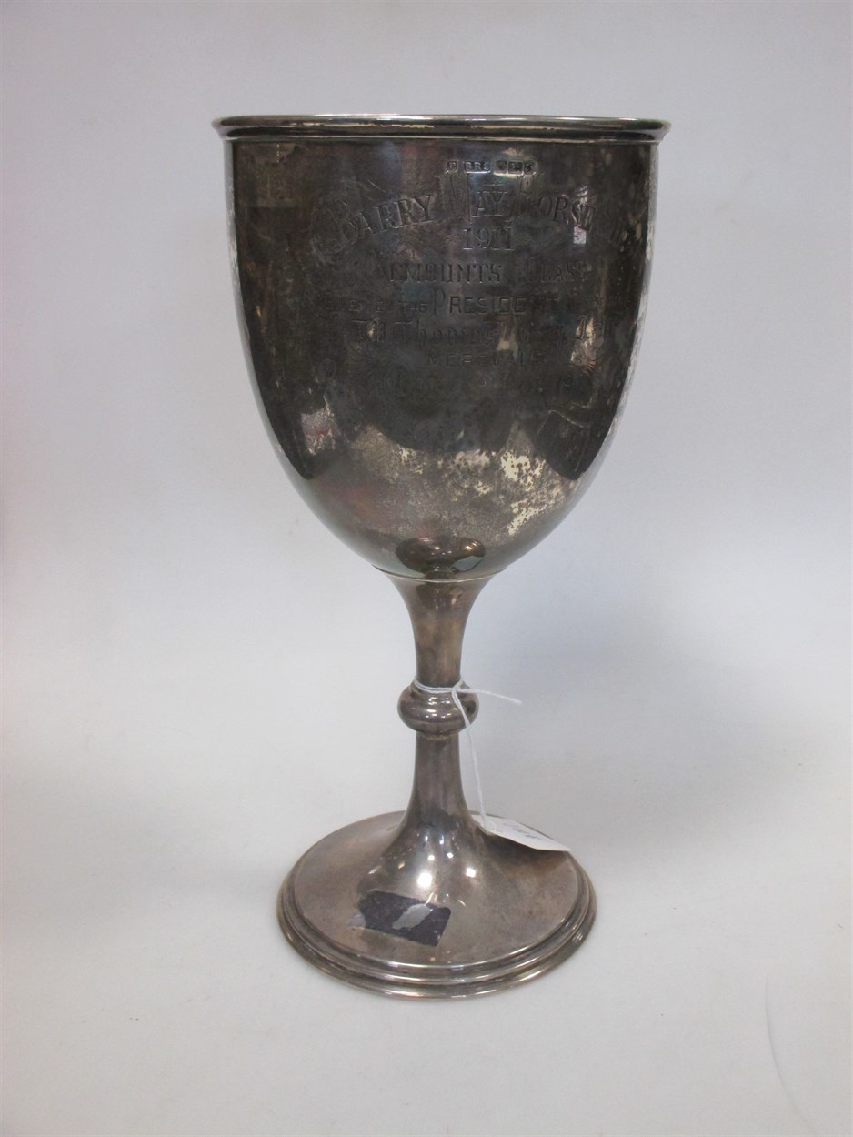 Lot 322 - Barry May Horse Show 1911 -A large silver