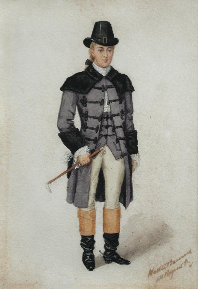 Lot 76 - Walter Barnard Study of a Coachman