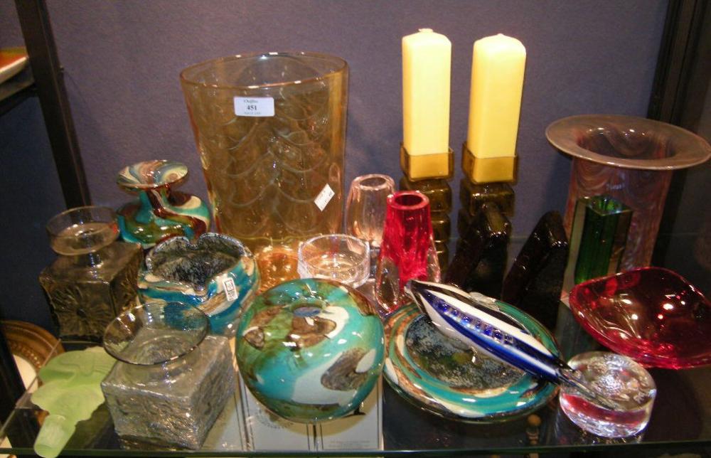 Lot 451 - A Maltese glass, Medina glass etc