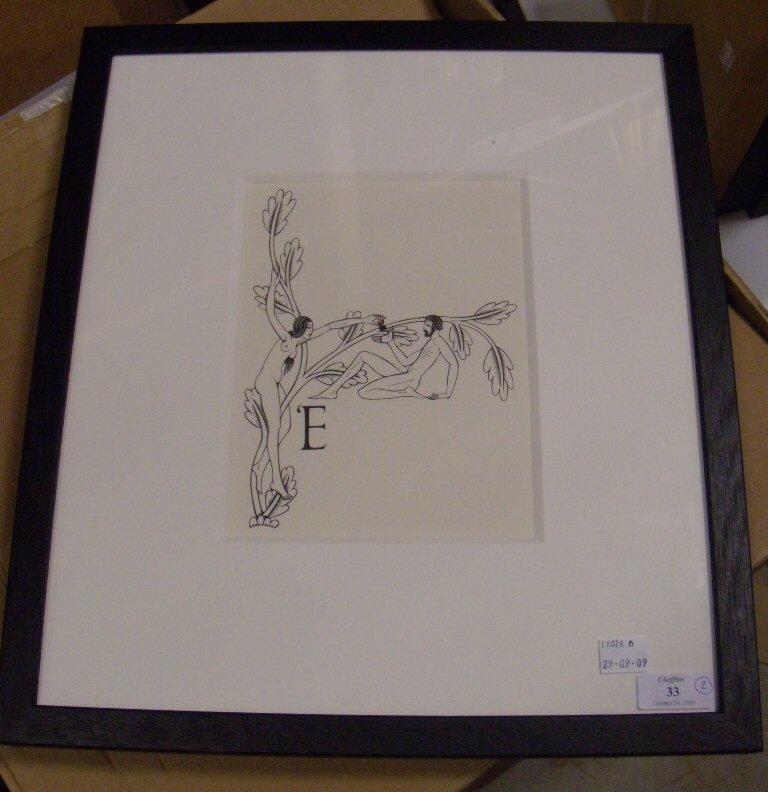 Lot 33 - Eric Gill (British, 1882-1940) The Deposition;