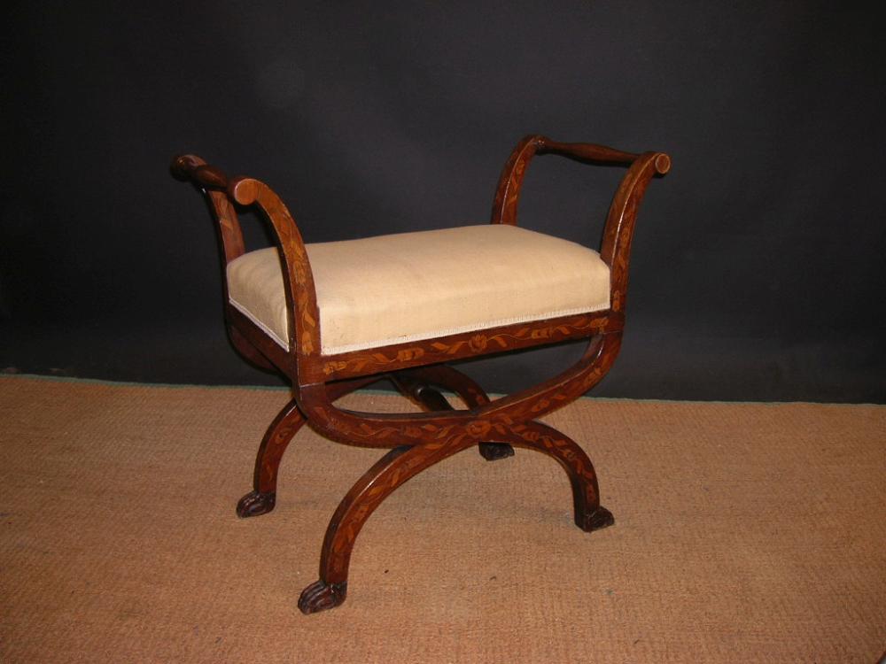 Lot 986 - An early 19th century Dutch walnut and
