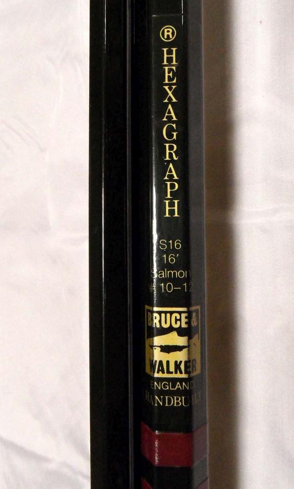 Lot 423 - Bruce and Walker - a 'Hexagraph' salmon rod,