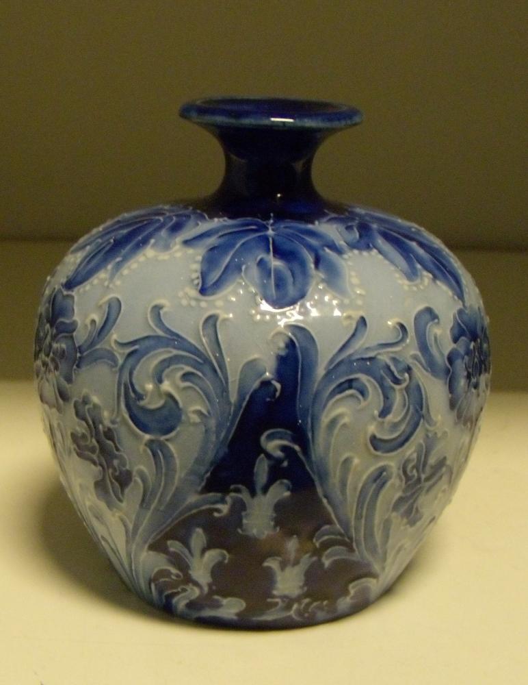 Lot 13 - A Moorcroft Florian Ware vase,