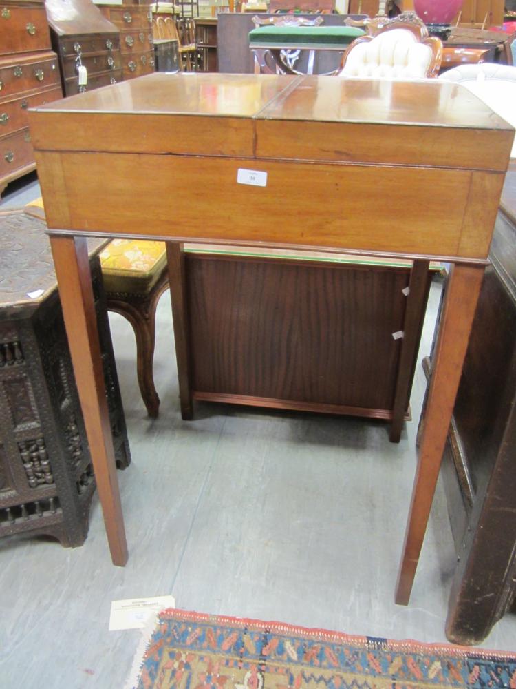Lot 10 - A mahogany dressing table